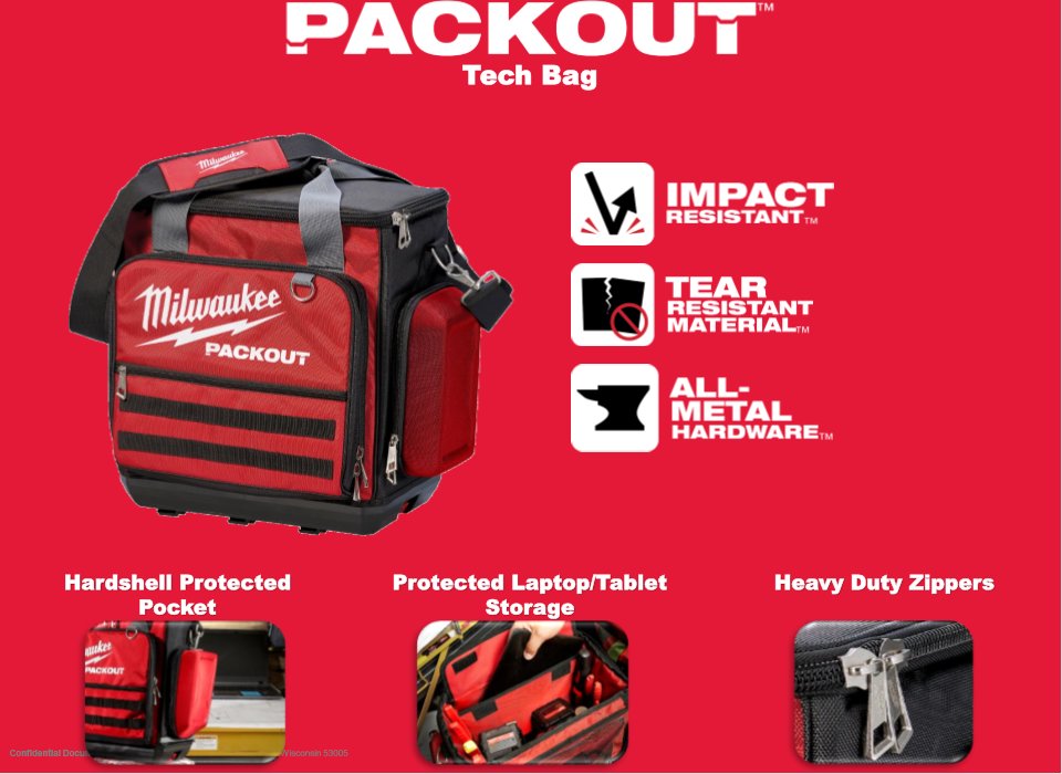 Milwaukee 48-22-8300 กระเป๋าเครื่องมือช่าง (PACKOUT) (006082101 ...
