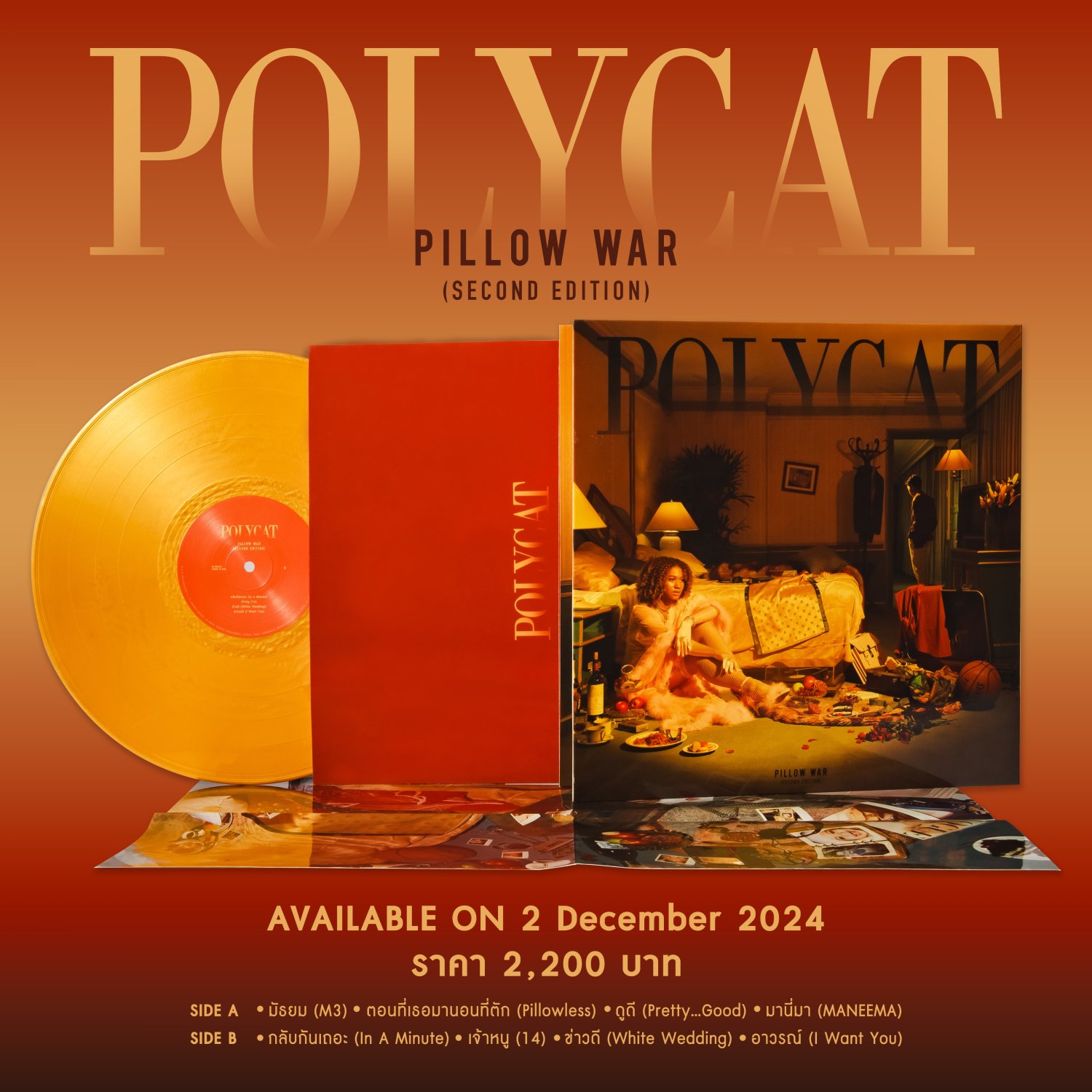VINYL : PILLOW WAR | POLYCAT - Smallroom Shop