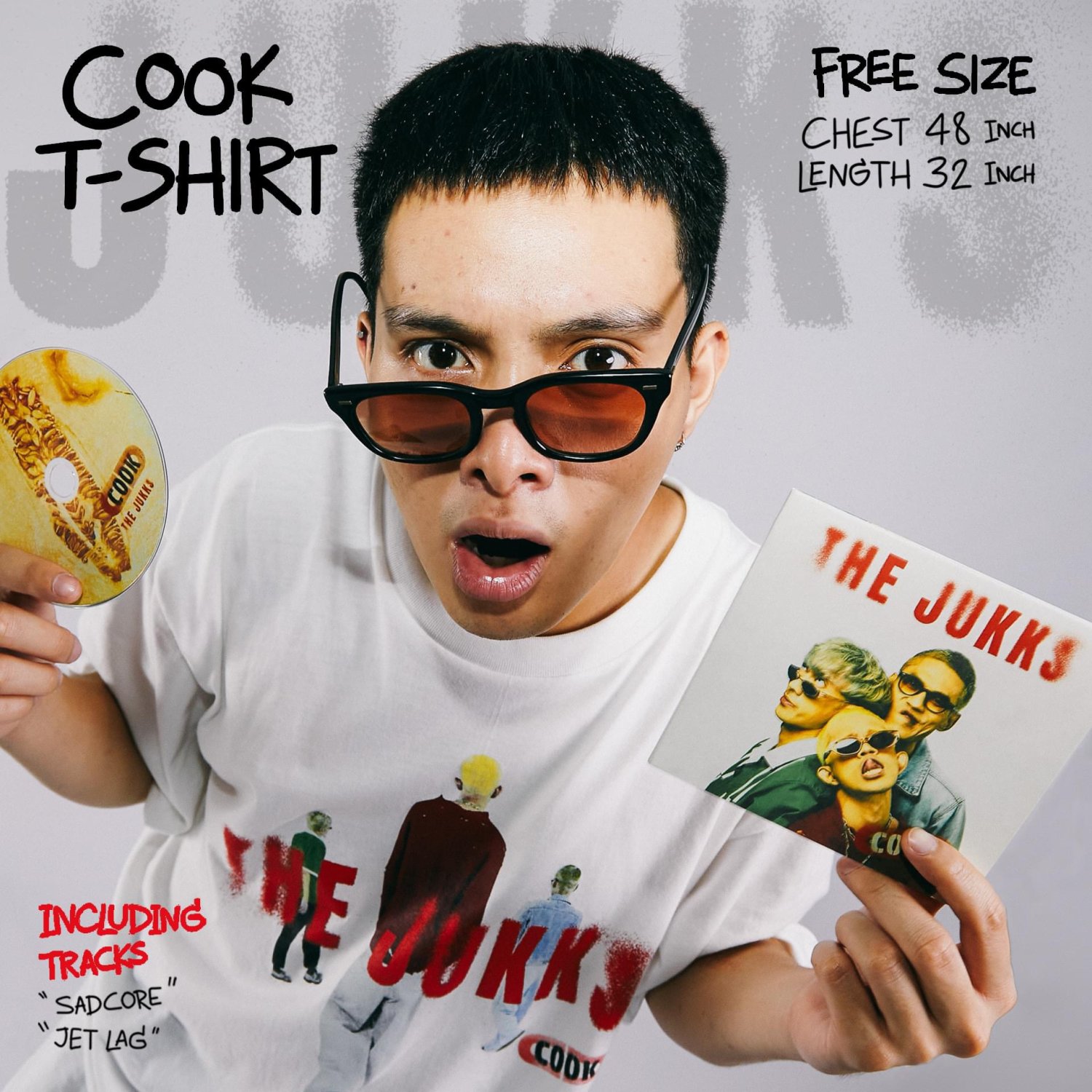 BUNDLE SET : CD ALBUM COOK & T-SHIRT | THE JUKKS - Smallroom Shop