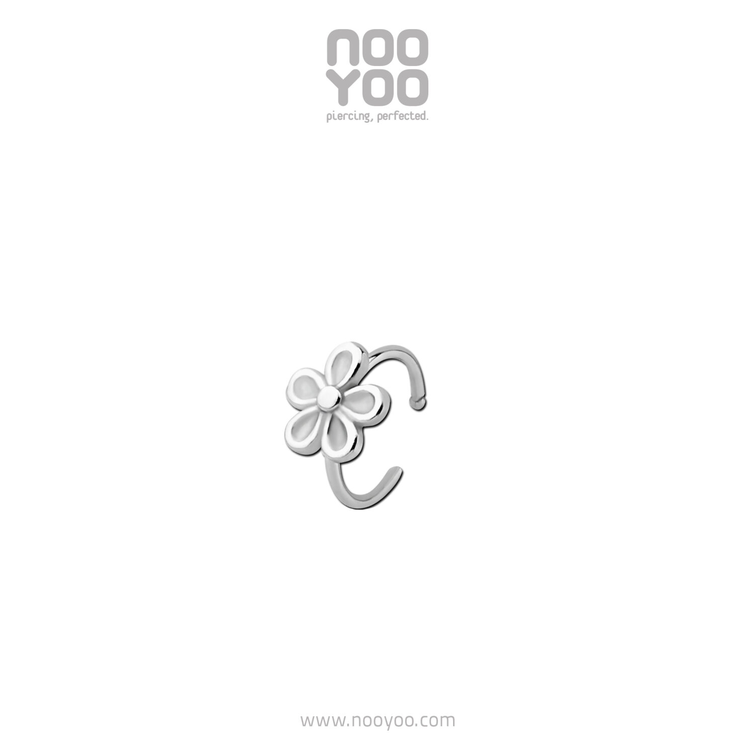 (31150) จิวจมูก Daisy Nose Ring Surgical Steel - NooYoo