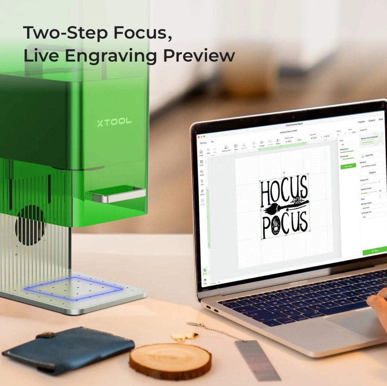 เครื่องแกะสลักเลเซอร์ xTool รุ่น F1 - Siamreprap