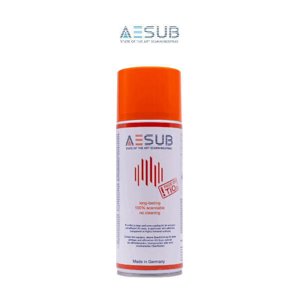 สเปรย์แป้ง Aesub White สำหรับงานสแกน 3D ที่ต้องการความแม่นยำสูง ...