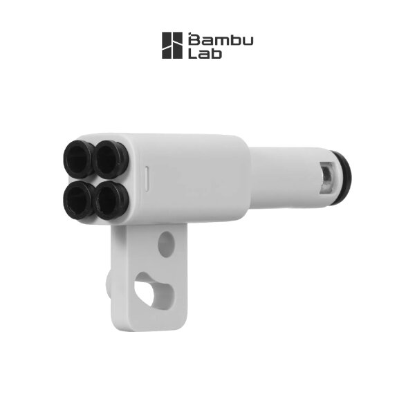 Bambu 4‑in‑1 PTFE Adapter ท่อรวมเส้นเข้า 4 ออก 1 สำหรับเครื่อง X1 / P1 ...