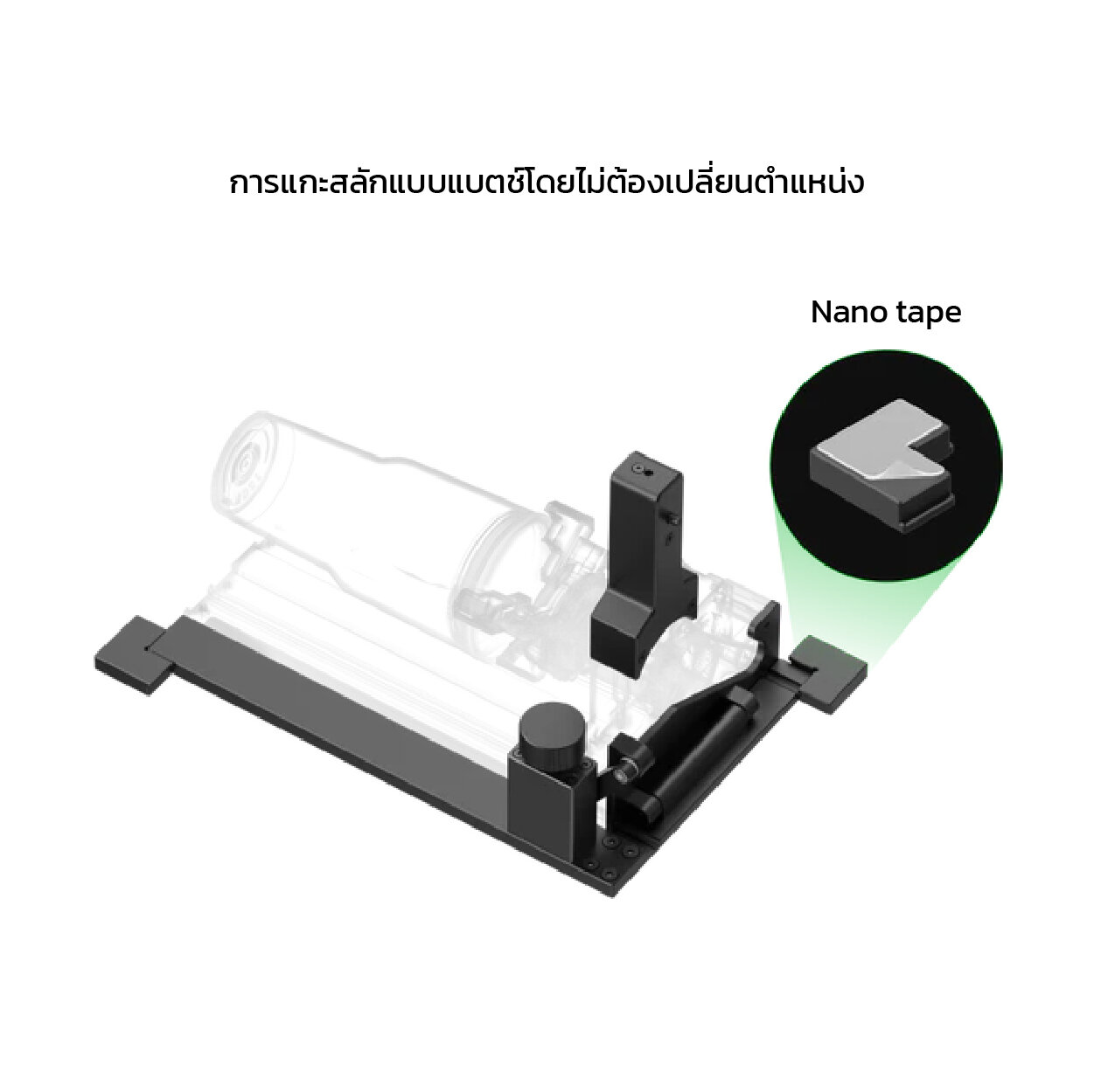 xTool Accessory Kit for RA2 Pro - ตัวเสริมชุดจับงานกลม - Siamreprap