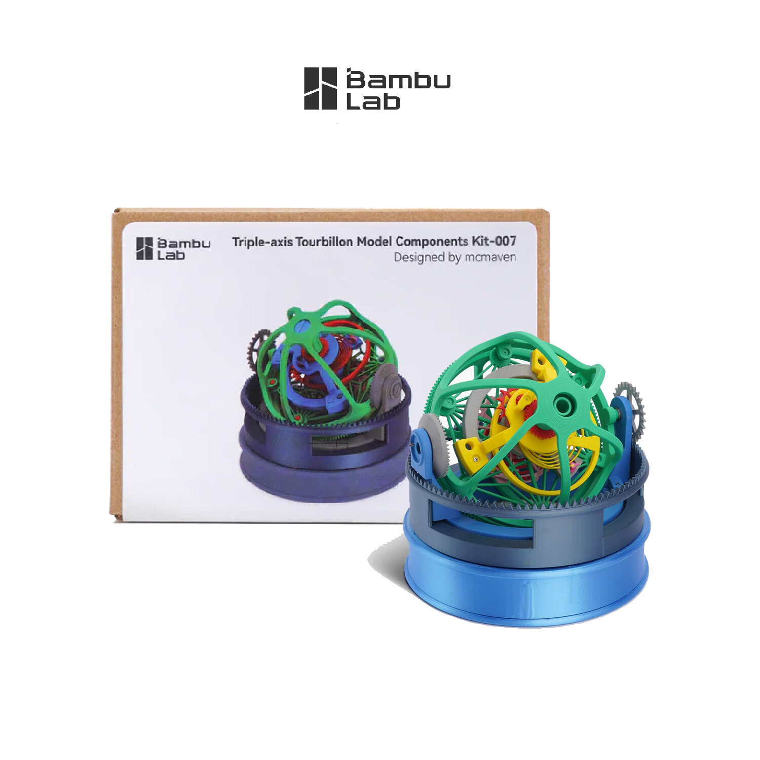 ชุด Kit สำหรับสร้างนาฬิกา Triple-axis Tourbillon - Siamreprap