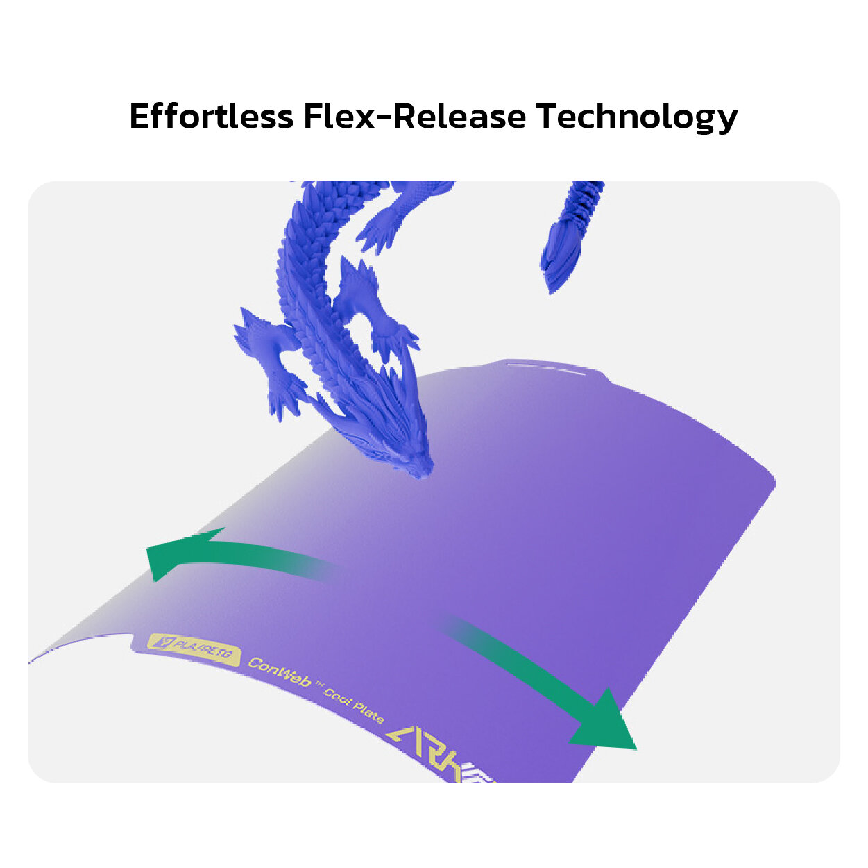 แผ่นฐานพิมพ์ Arkfly Conweb Cool Plate ยี่ห้อ Phaetus - Siamreprap