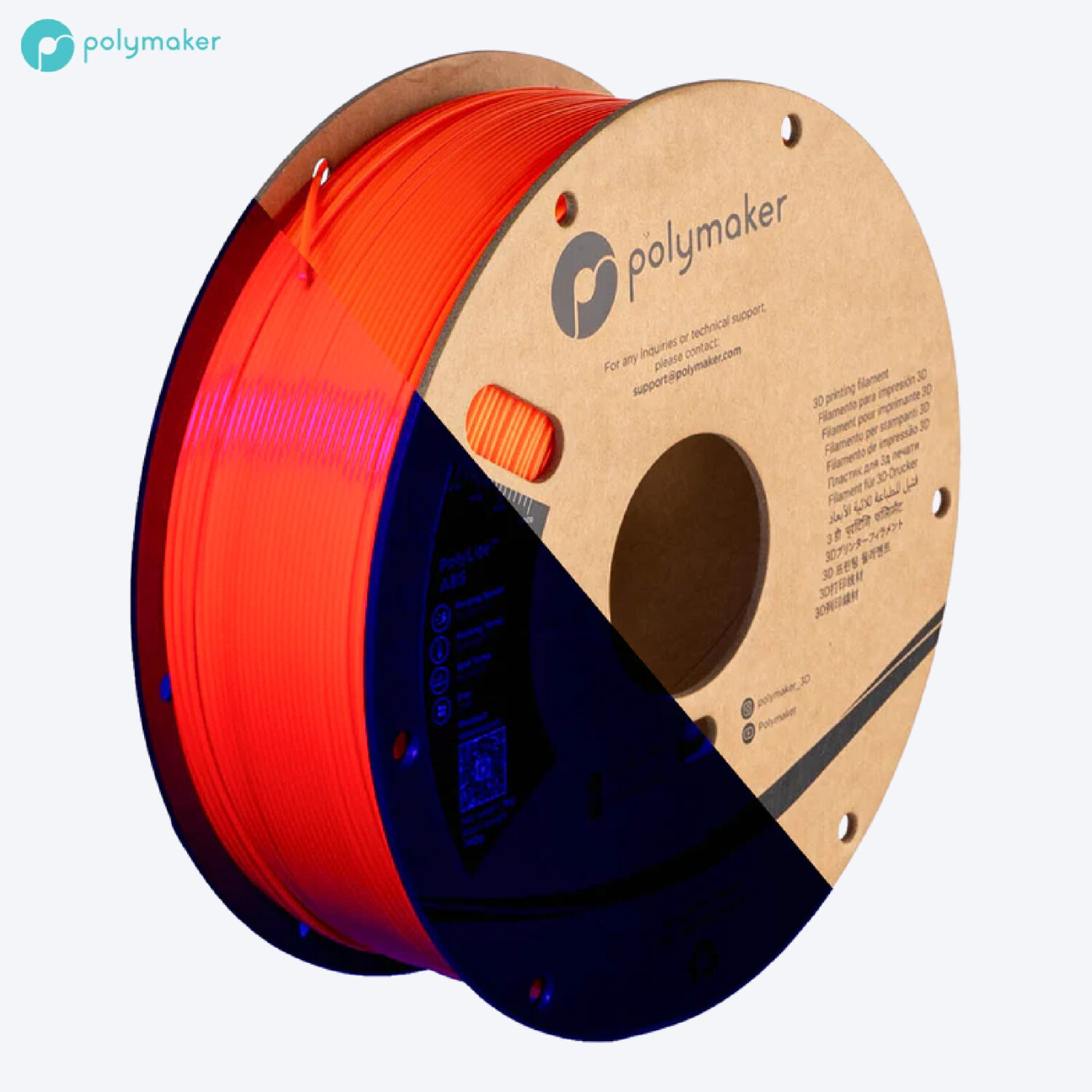 PolyLite Neon ABS เส้นพลาสติก สะท้อนแสง Black Light ขนาด 1.75 มิล หนัก ...