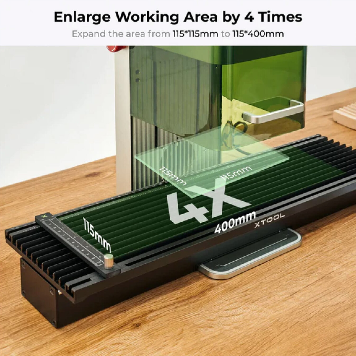 แกน Slide เพิ่มความยาว สำหรับเครื่อง xTool รุ่น F1 - Siamreprap