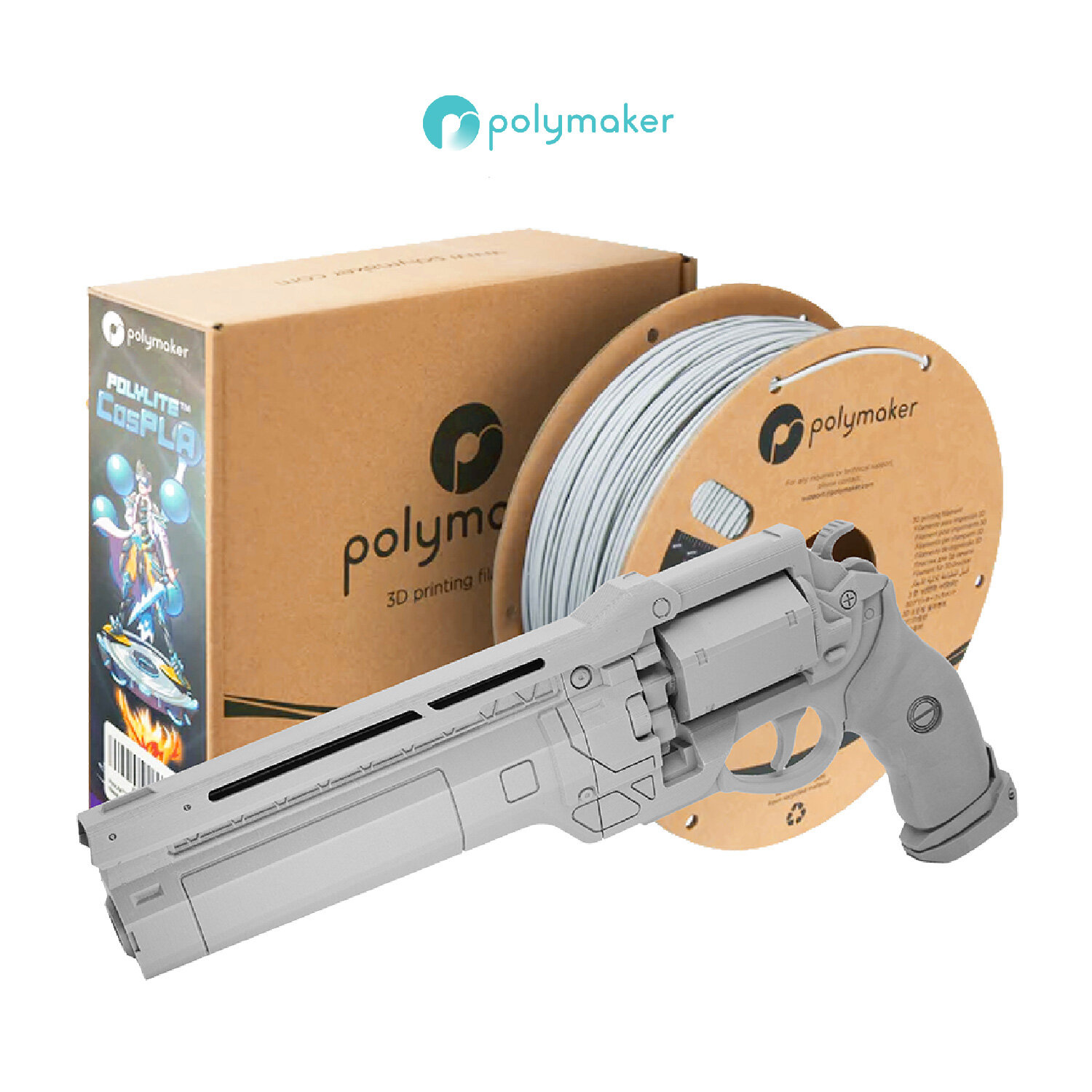 Polylite CosPLA เส้นพลาสติก สูตรพิเศษ สำหรับงาน Cosplay - Siamreprap