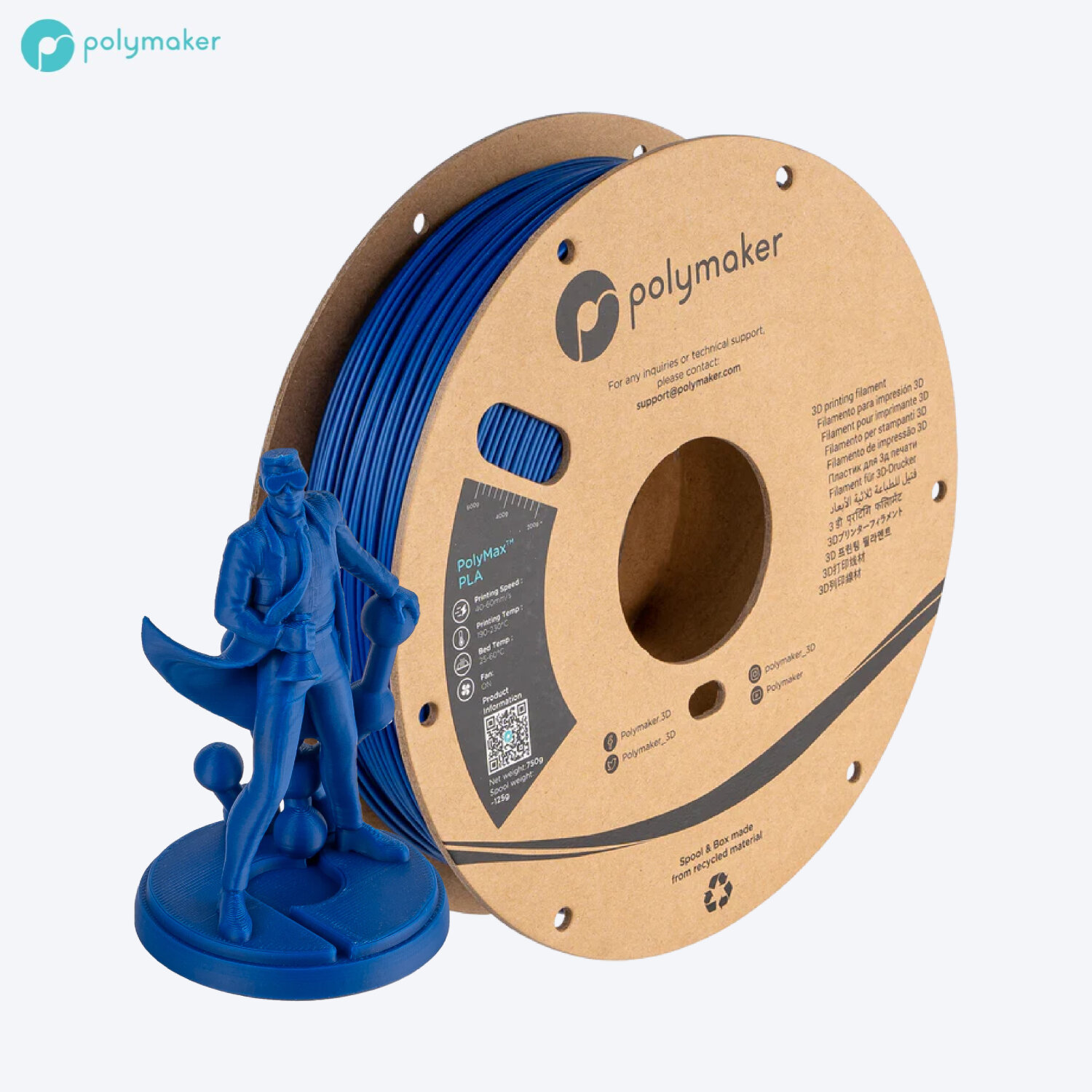 PolyMax™ เส้นพลาสติก PLA เกรดอุตสาหกรรม แข็งแรงพิเศษ - Siamreprap