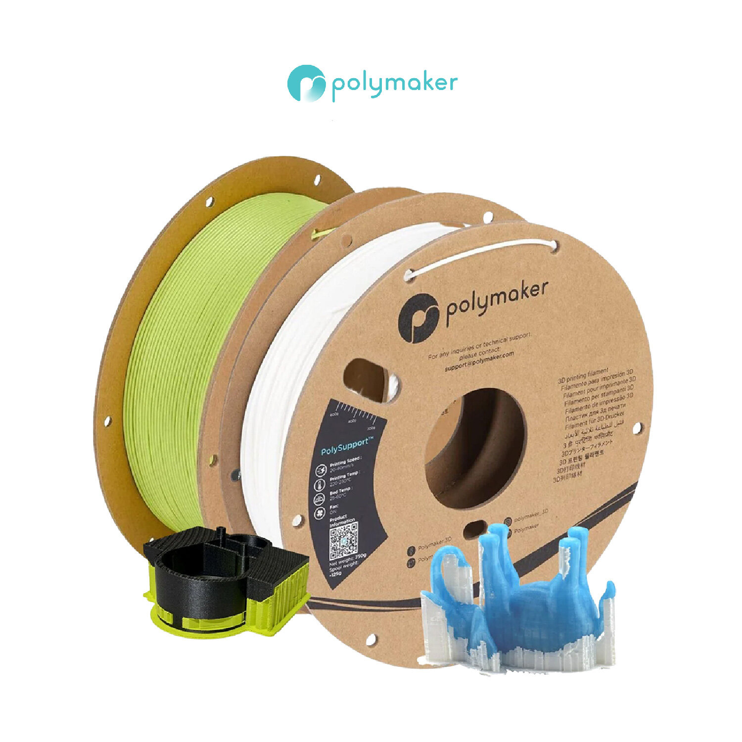 Polysupport เส้นพลาสติก แบบ Breakaway สำหรับสร้าง Support - Siamreprap