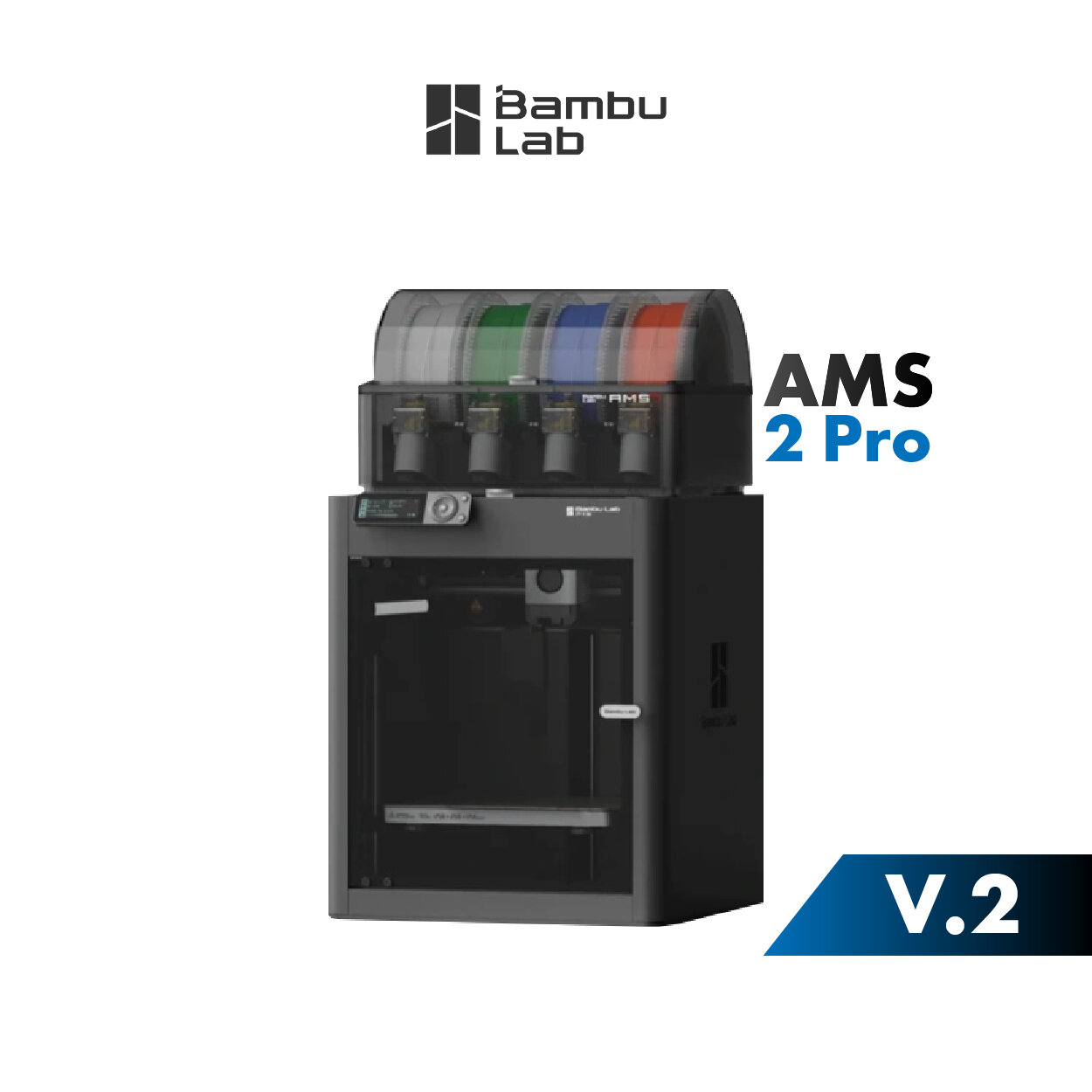 เครื่องพิมพ์ 3 มิติ Bambu Lab P1S Combo V2 (AMS 2 Pro) - Siamreprap