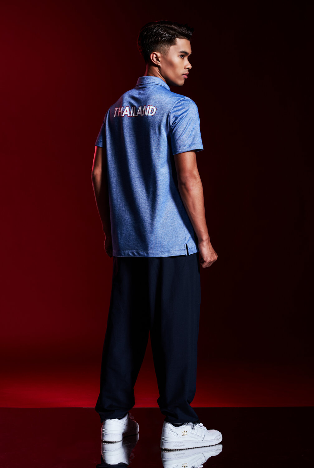 เสื้อโปโลแบบเอเชี่ยนเกมส์ 2022 รหัส : 012275 (สีน้ำเงิน) - Grand Sport ...