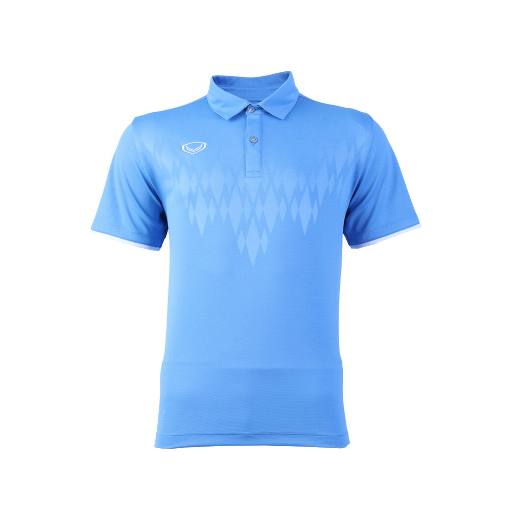 เสื้อโปโลฐานเชิ๊ต EM-BOSS รหัส : 072061 (สีฟ้า) - Grand Sport Shop Online
