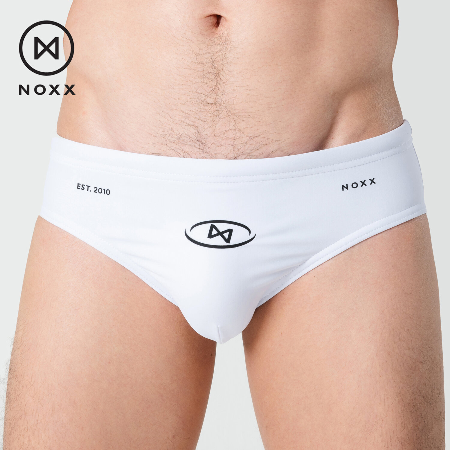 Noxx Swim Briefs: NOXX RING collection - White - Noxx Extra Soft T-shirts