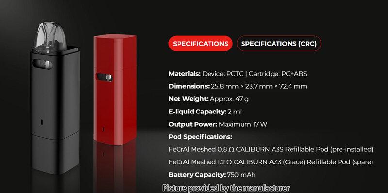 Uwell Caliburn AZ3 Grace Pod Kit