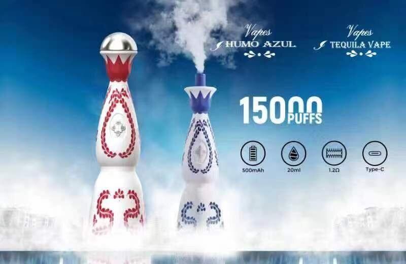 [PODDIS] Tequila Vape 15000puffs Nic5% 20ML 600mAh ใช้แล้วทิ้ง ชาร์จได้ ...
