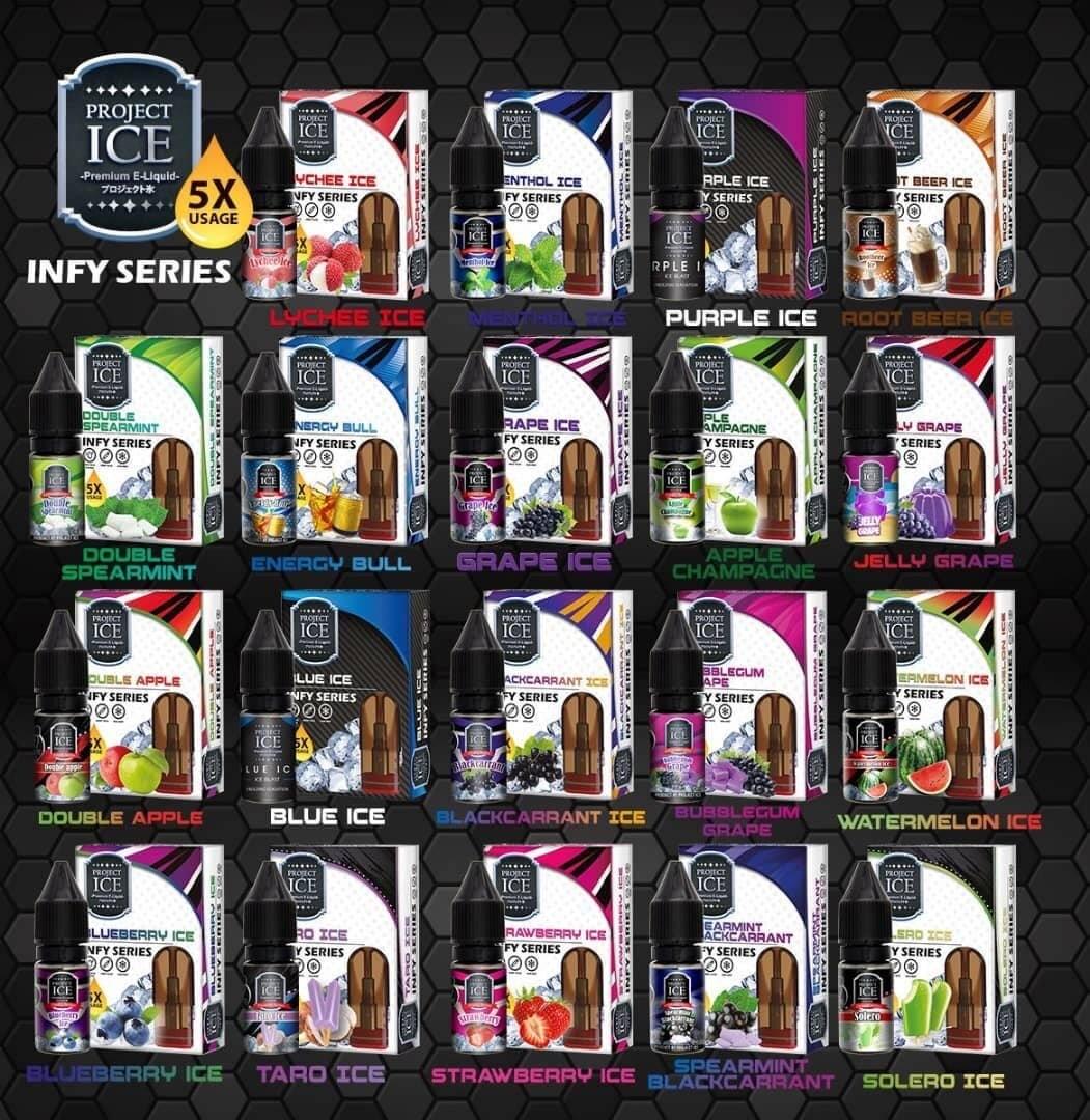 Project Ice INFY Cartridge - Grape Ice (หัวพอดสำหรับตระกูล Relx ...