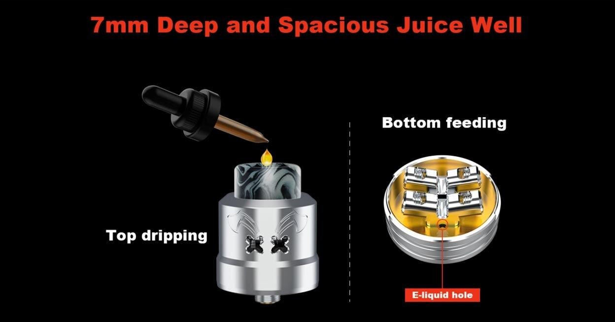 [RDA]Hellvape Dead Rabbit Max BF RDA แท้ 28mm พร้อมสำลีลวดในชุด ...