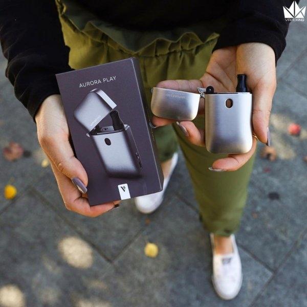 Vaporesso Aurora Play Pod 650mAh แท้ สีดำBlack (Zippo) - Shisha Chic