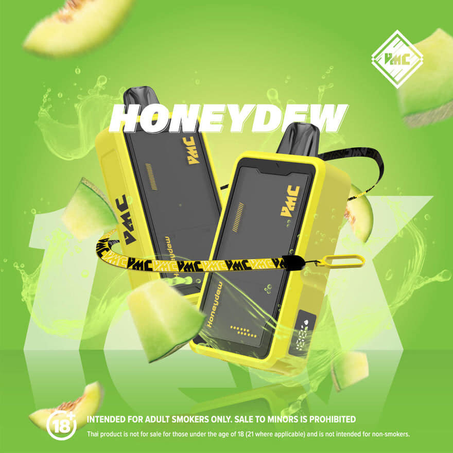 [PODDIS] VMC 12K Disposable Pod - Honeydew เมล่อน 12,000puffs Nic3 ...