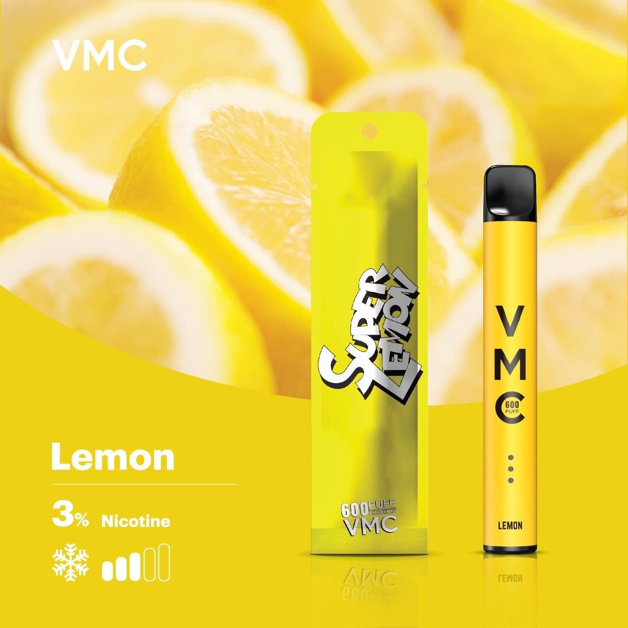 [PODDIS] VMC POD - Super Lemon 600 Puffs Nic 3% ใช้แล้วทิ้ง 280mAh ...