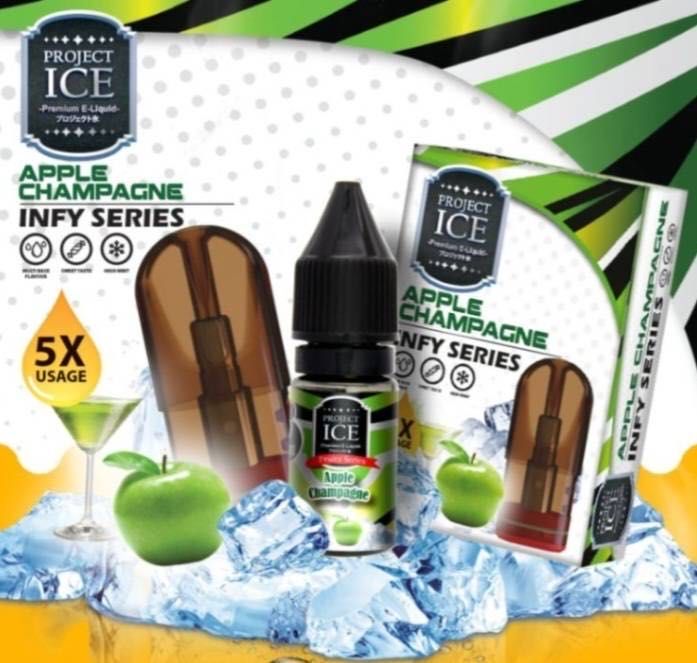 Project Ice INFY Cartridge - Apple Champagne (สำหรับตระกูล Relx ...