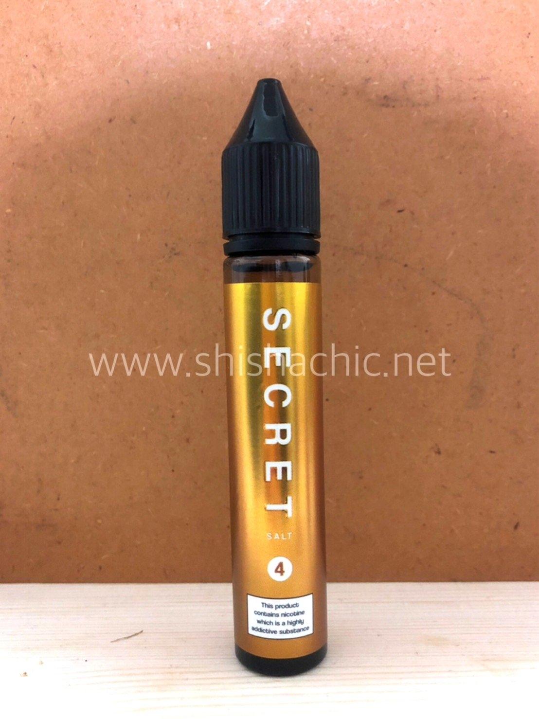 [SALTNIC]Secret Salt - No.4 Tobacco ยาสูบ 30ml 50mg - Shisha Chic