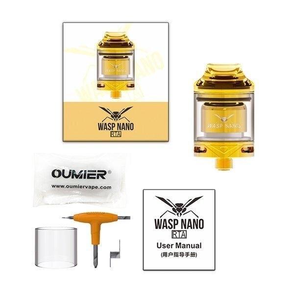 [RTA]WASP Nano RTA By Oumier 23mm แท้งก์โม แท้ - Shisha Chic