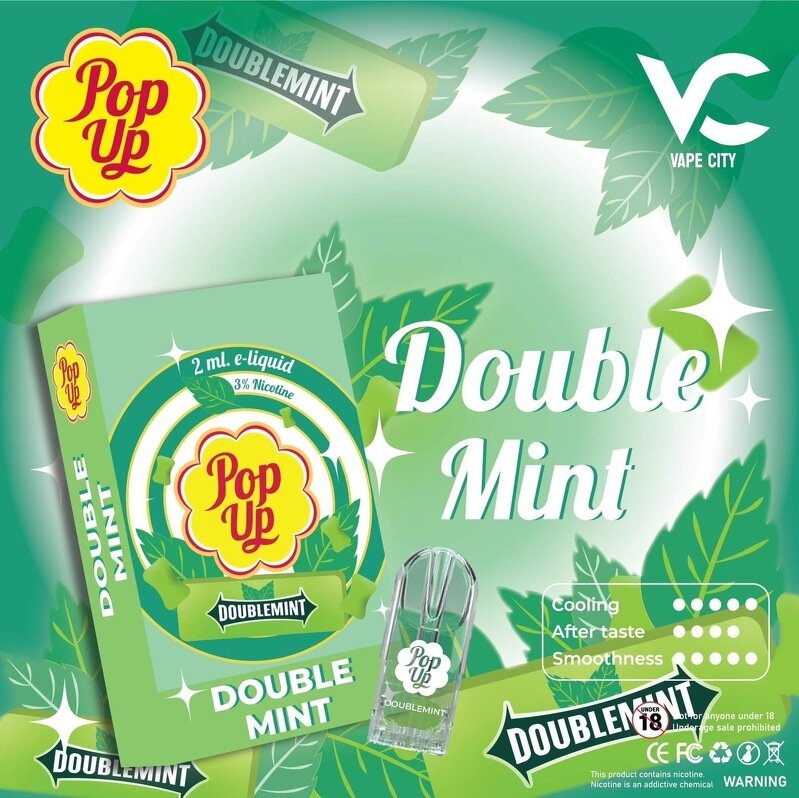 [CLOSESYSTEM]Pop Up Pod - 2.0ml Nic3% กล่อง1ตัว มี 18 กลิ่น (ใส่ตระกูล ...