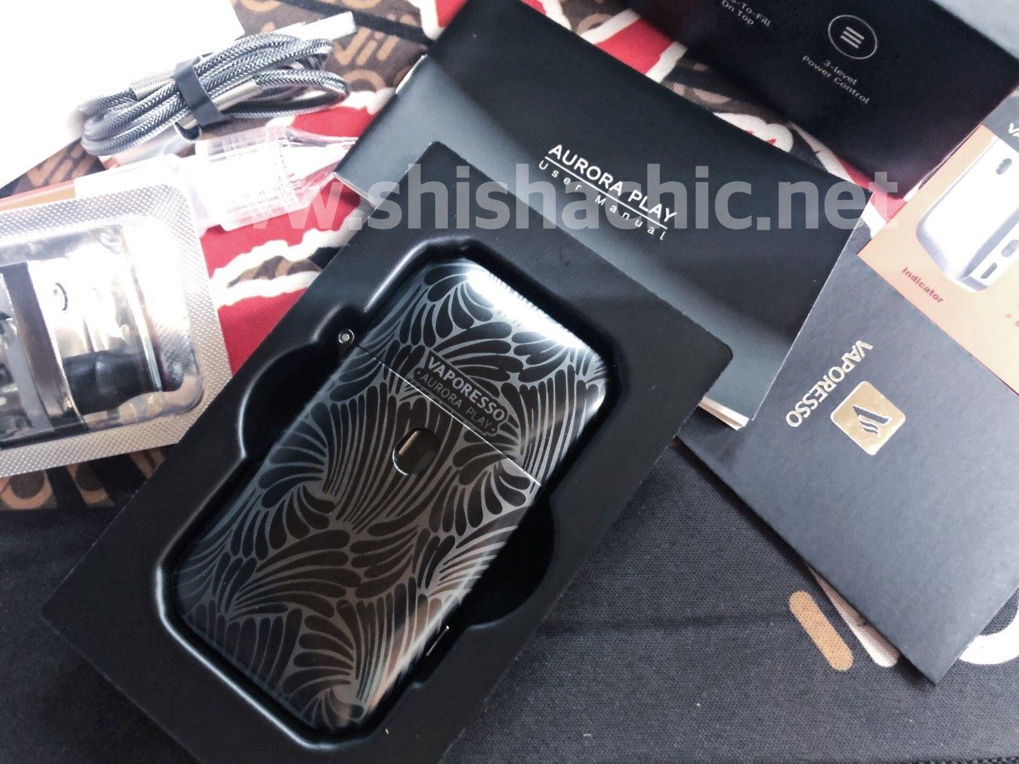 Vaporesso Aurora Play Pod 650mAh แท้ สีดำBlack (Zippo) - Shisha Chic