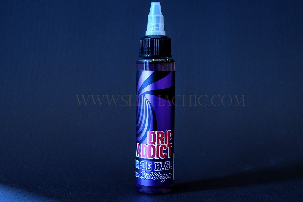 [FREEBASE]Drip Addict - Grape Bubblegum 60ml แพ๊กเกจใหม่!! - Shisha Chic
