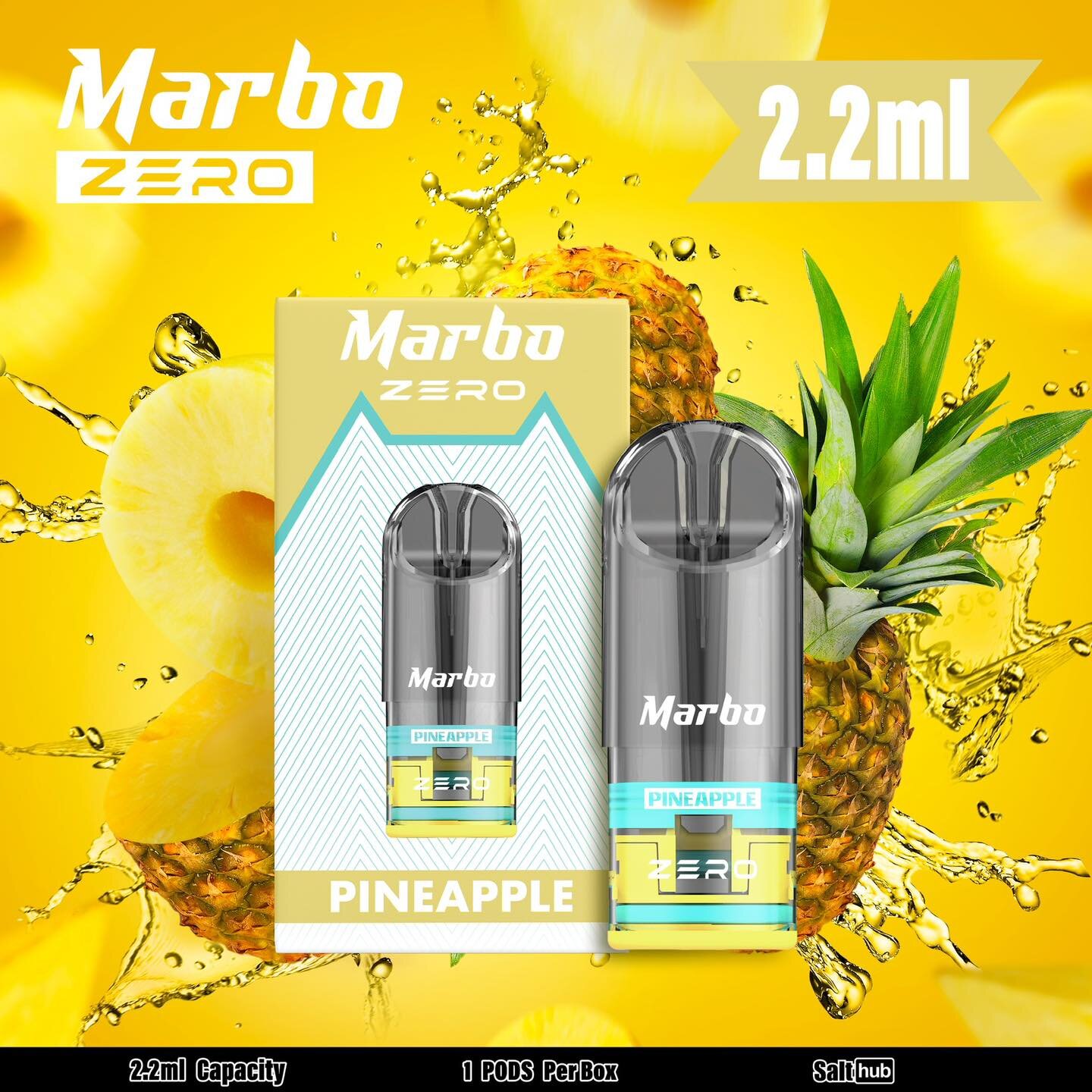 [CLOSESYSTEM]Marbo Zero Pod - Pineapple สัปปะรด 2.2ml (สำหรับRelx ...