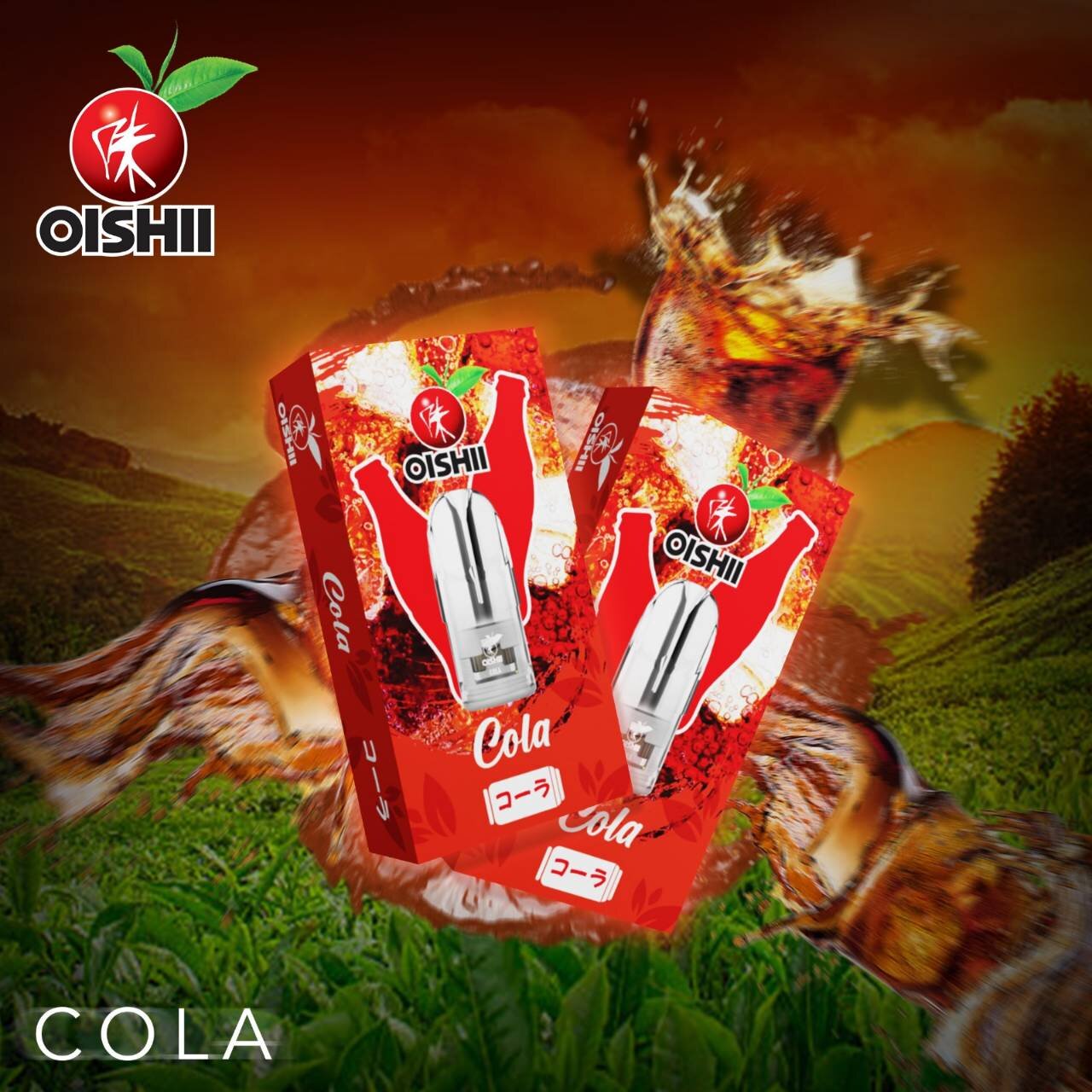 [CLOSESYSTEM]Oishi Pod - 2.0ml Nic3% กล่อง1ตัว (ใส่ตระกูล Relx Infinity ...