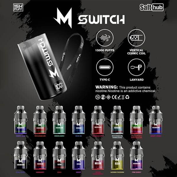 [PODDIS] Marbo M Switch 15K !!!!(เฉพาะหัวน้ำยา)!!!! Disposable Pod ...