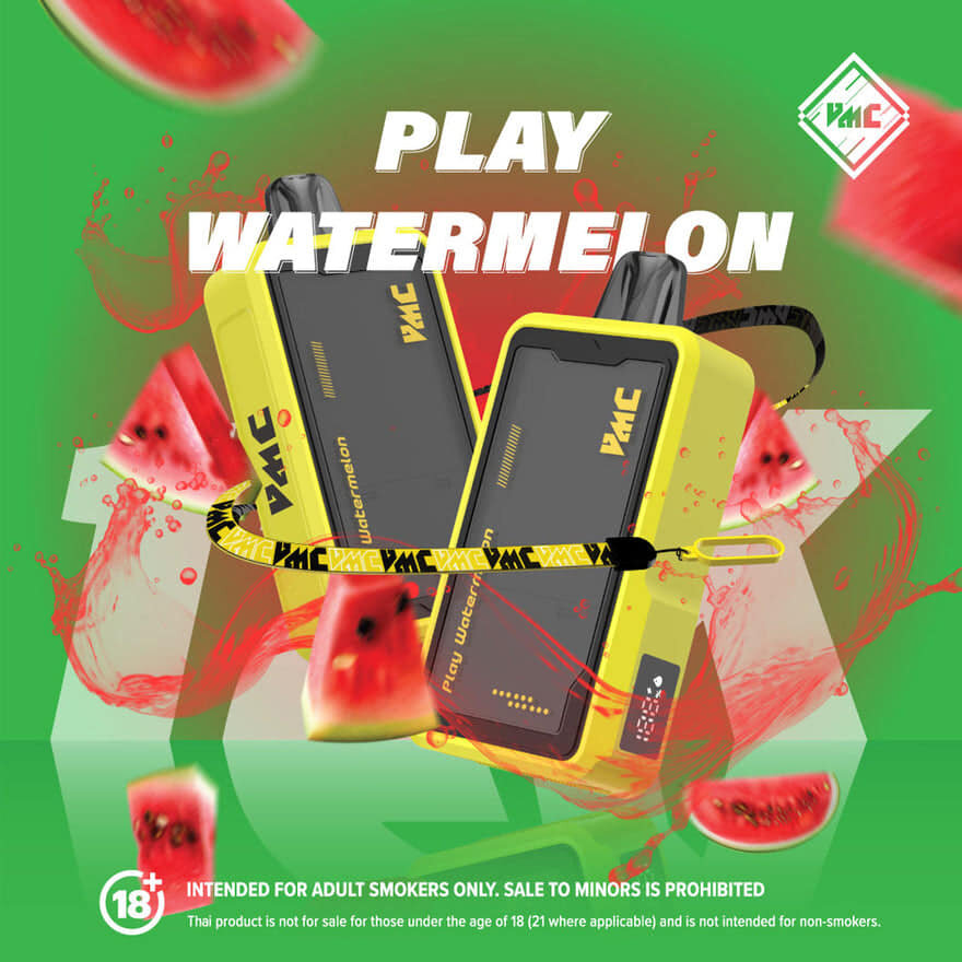 [PODDIS] VMC 12K Disposable Pod - Play Watermelon ลูกอมแตงโม 12 ...