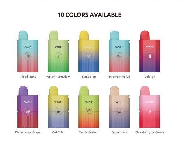 [PODDIS] Smok ETO Bar 8000 Puffs 650mAh (35mg) กลิ่นชัด ชาร์จได้ มี10 ...