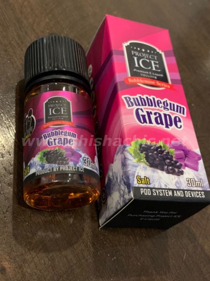 [SALTNIC]Project Ice Salt Nic - Bubblegum Grape หมากฝรั่งองุ่น 30ml ...