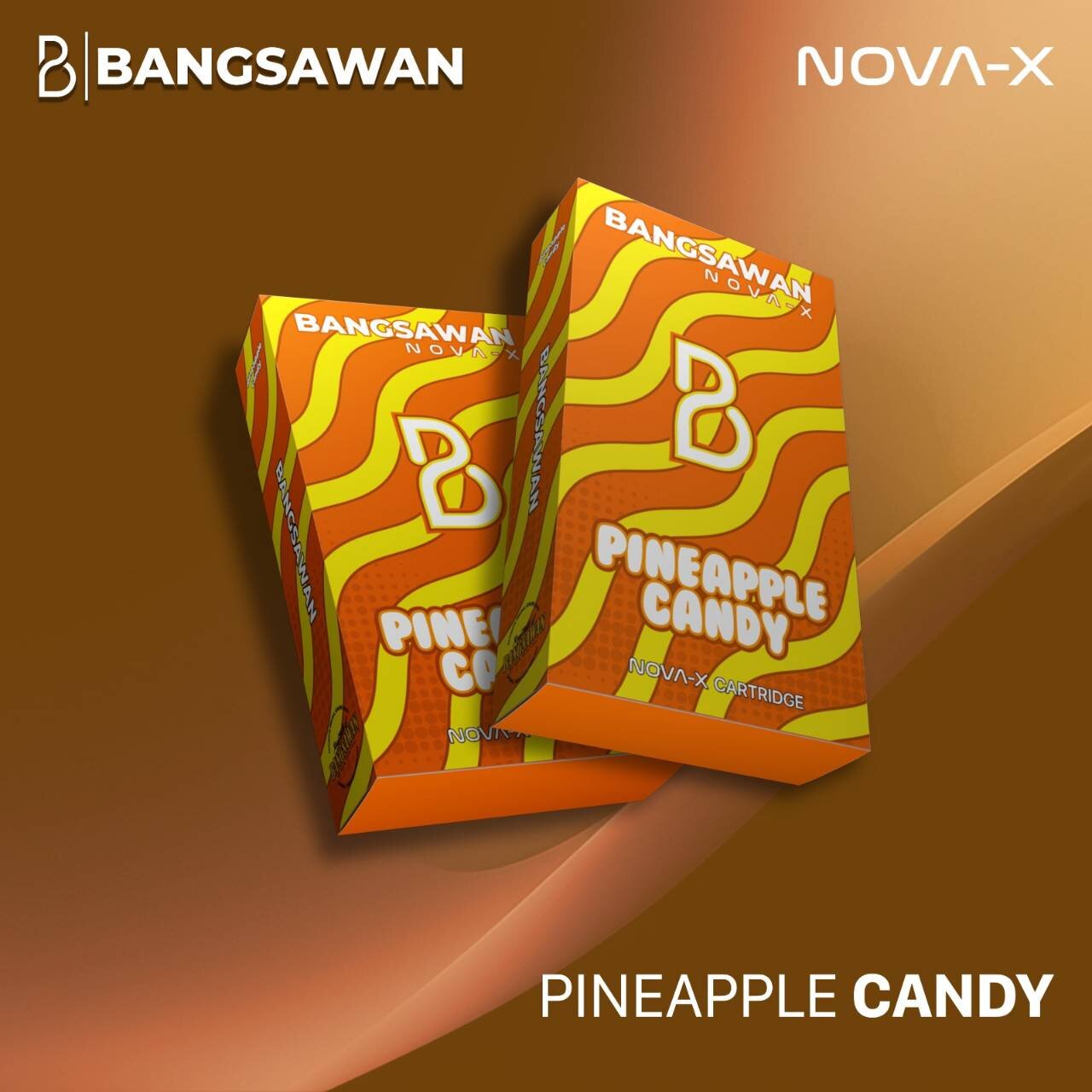 [CLOSESYSTEM]Bangsawan Nova X Cartridge - Pineapple Candy ลูกอมสับปะรด 2ml (สำหรับRelx Infinity ...