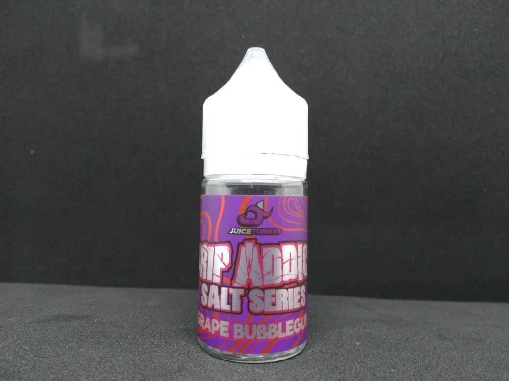 [SALTNIC]Drip Addict Salt Nic- Grape Bubblegum 30ml 30mg - Shisha Chic