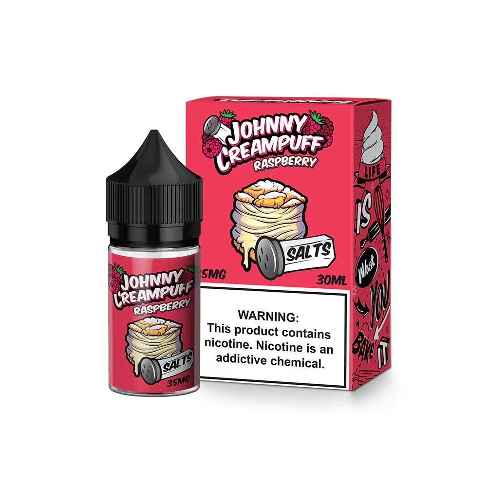 [SALTNIC]Johnny Creampuff(Salt Nic) – Raspberry 30ml 35mg/50mg (USA ...