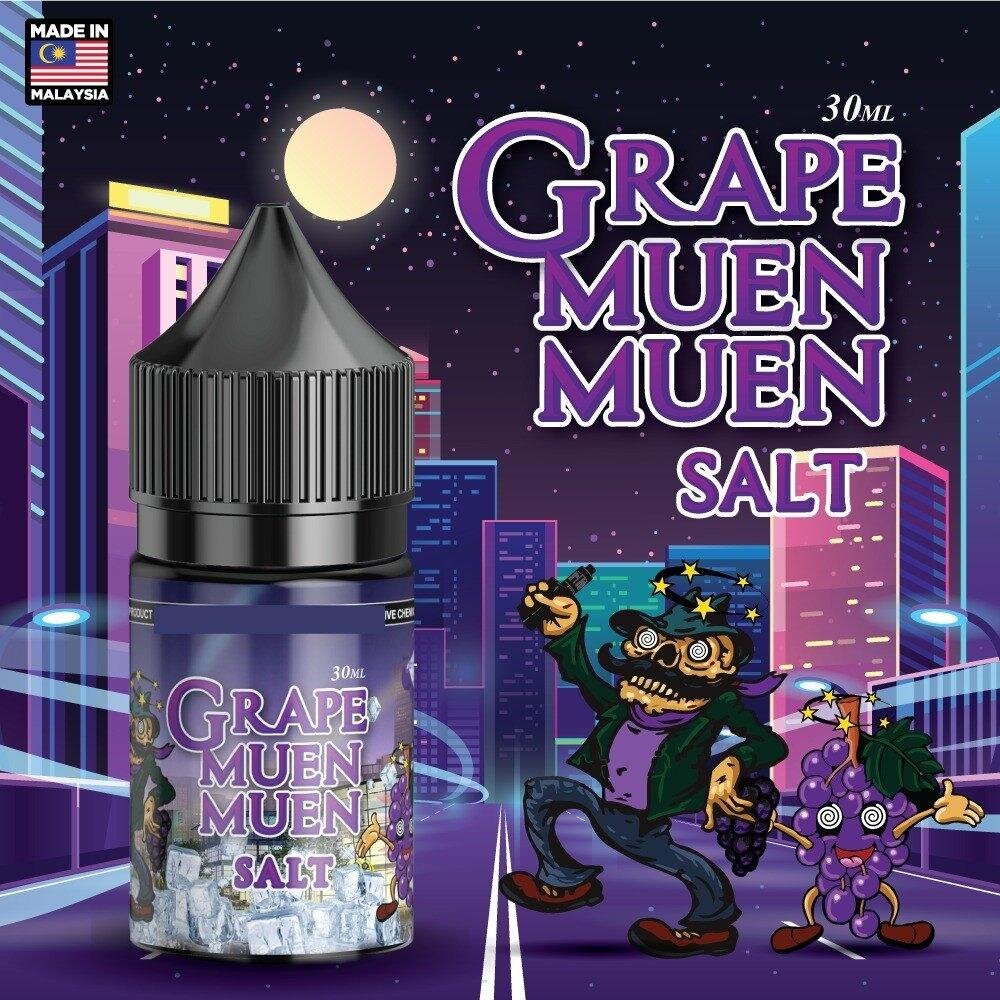[SALTNIC]Muen Muen Salt Nic - Grape องุ่นมึนมึน 30ml 35mg - Shisha Chic