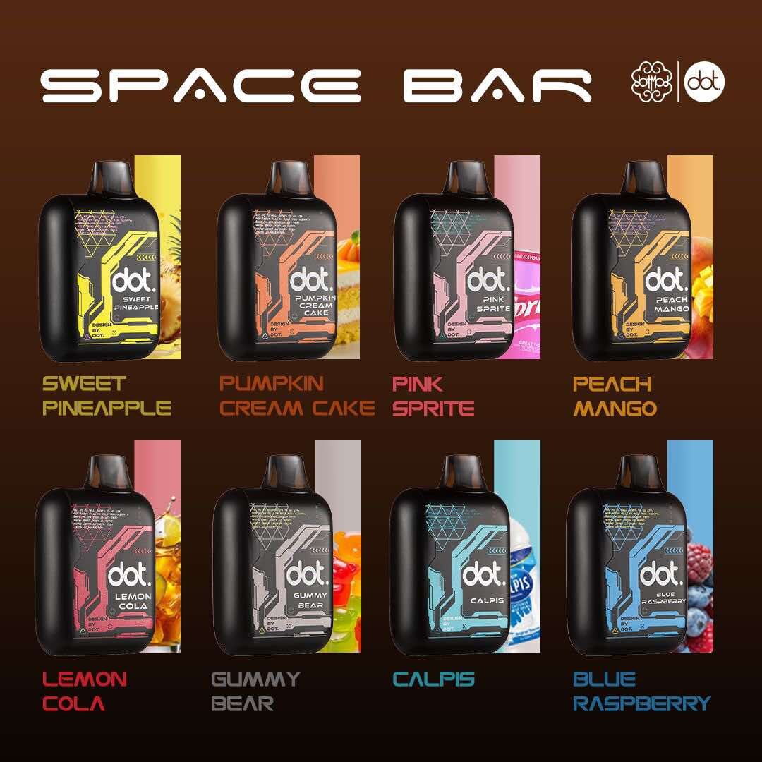 [PODDIS] DotMod SpaceBar 20K Disposable Pod 20000 Puffs Nic5% (50mg ...