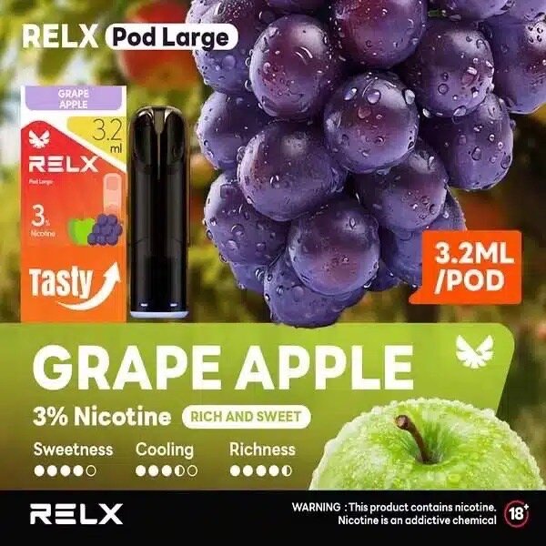 [CLOSESYSTEM]RELX Pod Pro Large (Infinity,Essential) 3.2ml Nic3,5% กล่อง1ตัว - Super