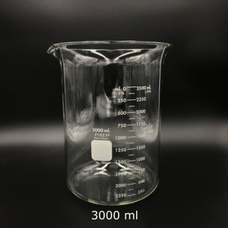 บีกเกอร์แก้ว ขนาด 3000 ml - Beaker Glass #1000-3L Pyrex - Plant Tissue ...