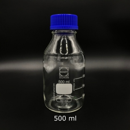 ขวดแก้วใส่สารเคมี ขนาด 500 ml - Laboratory Glass Bottle #218014459 ...
