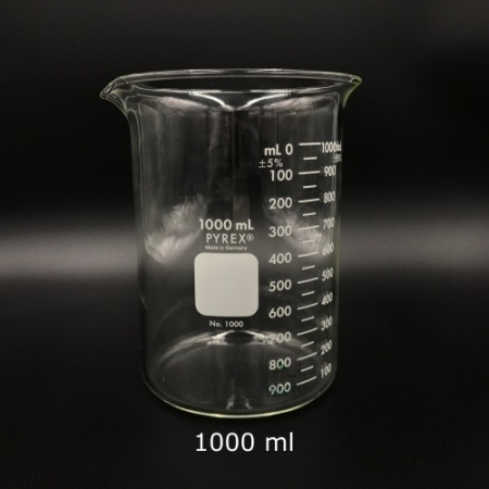 บีกเกอร์แก้ว ขนาด 3000 ml - Beaker Glass #1000-3L Pyrex - Plant Tissue ...