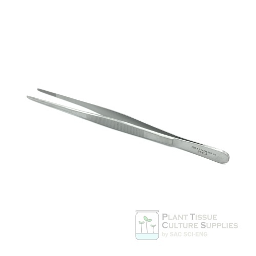 Forceps Thumb 20 cm. (8") ปากคีบปลายตรง #01-005 Mira - Plant Tissue ...