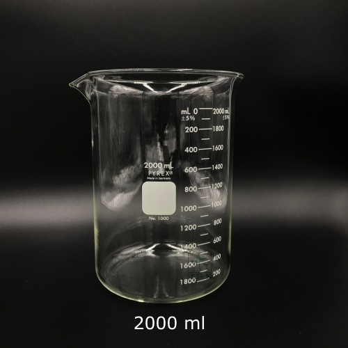 บีกเกอร์แก้ว ขนาด 2000 ml - Beaker Glass #1000-2L Pyrex - Plant Tissue ...