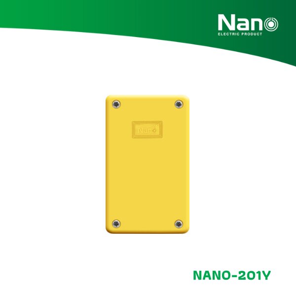 NANO กล่องกันน้ำ ขนาด 6x6x3.3" สีขาว (30 ชิ้น/กล่อง) รุ่น NANO-204W ...